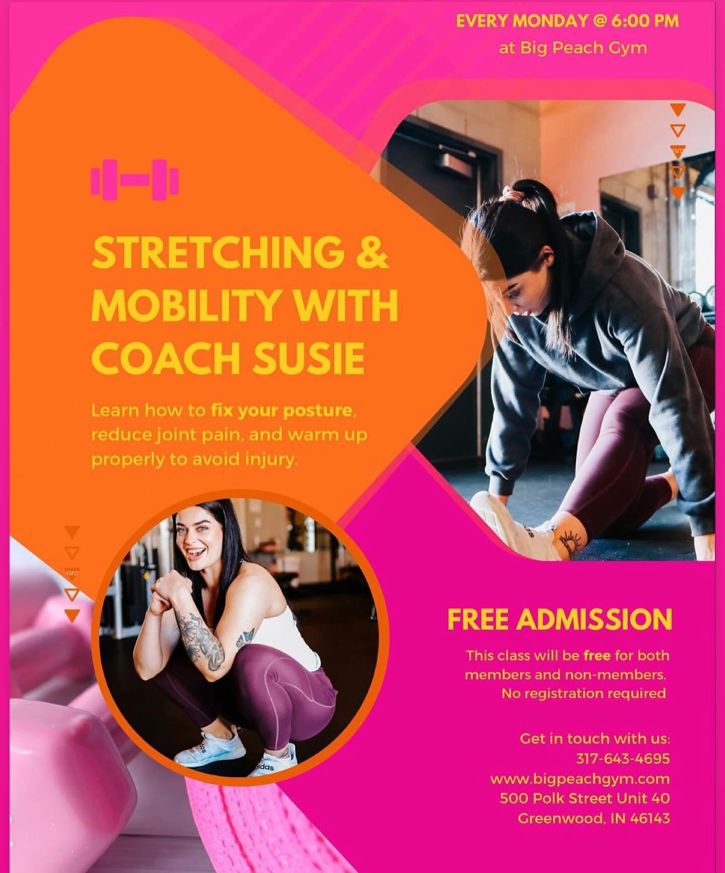 Stretching & Mobility – Big Peach Gym
